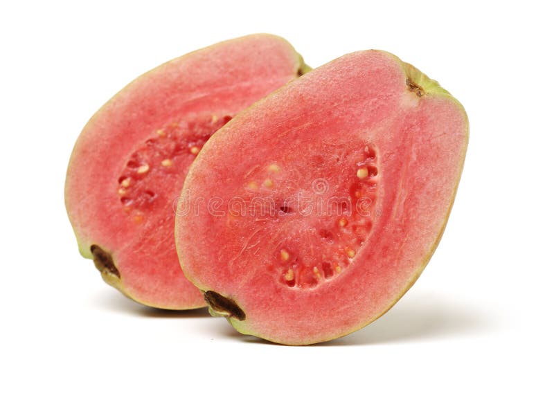 Goiaba cor-de-rosa imagem de stock. Imagem de doce, fruta - 110984781