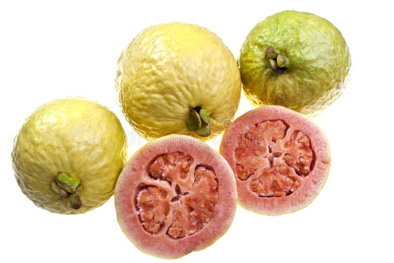 Goiaba cor-de-rosa imagem de stock. Imagem de fresco - 43953619