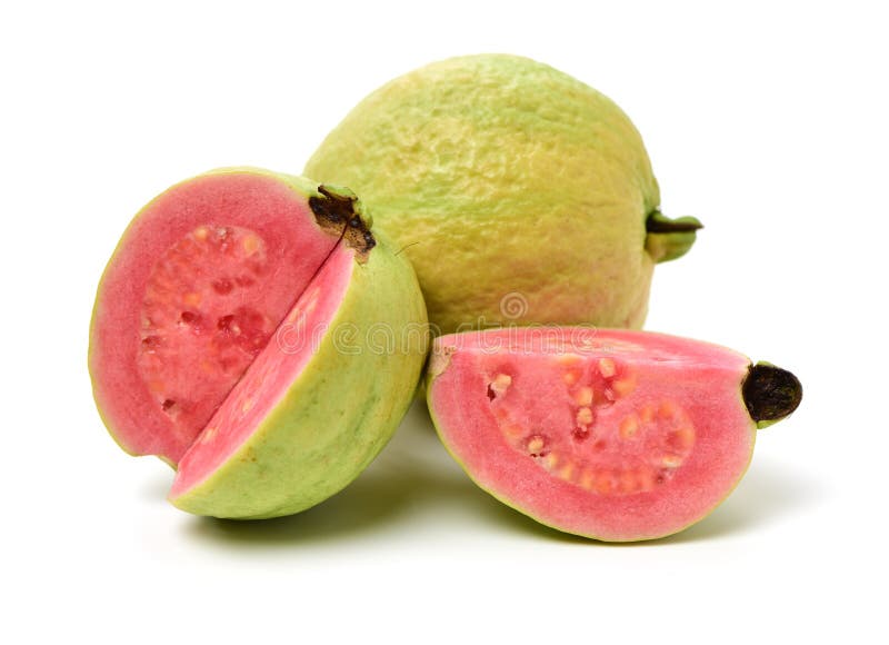 Goiaba cor-de-rosa imagem de stock. Imagem de nutritivo - 110675435