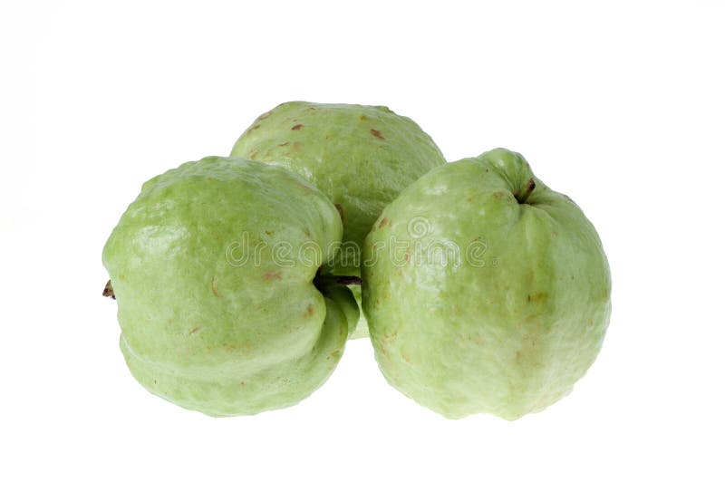 A Goiaba Tem a Vitamina Verde C. Da Pele. Imagem de Stock - Imagem de ...