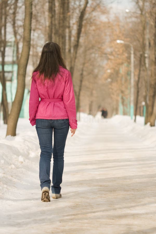 Going away stock photo. Image of beautiful, person, back - 8683290