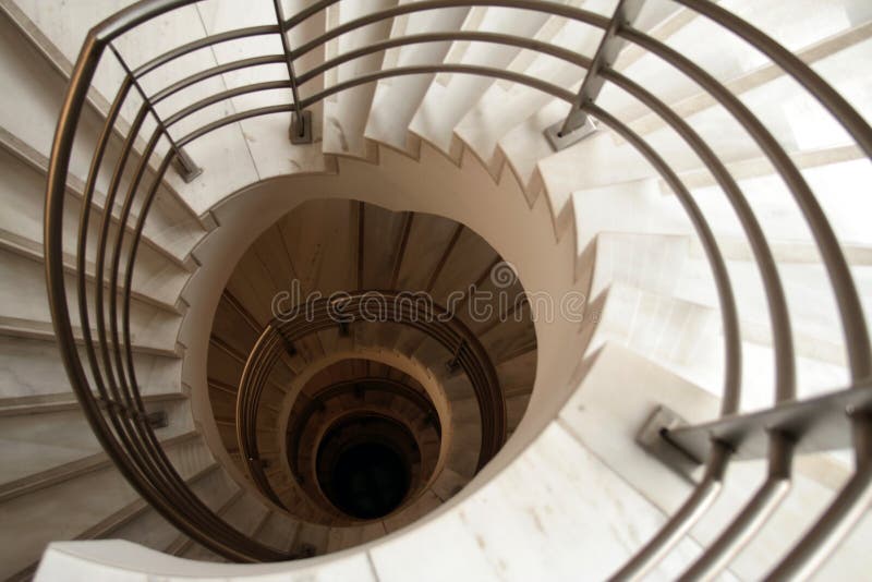 Going down stock image. Image of city, stairs, circle, spin - 928497