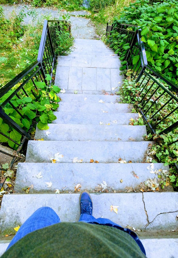 Going down stock image. Image of step, walk, stairs - 103209835