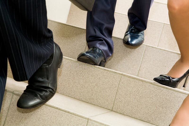 Going downstairs stock image. Image of indoors, business - 12270869