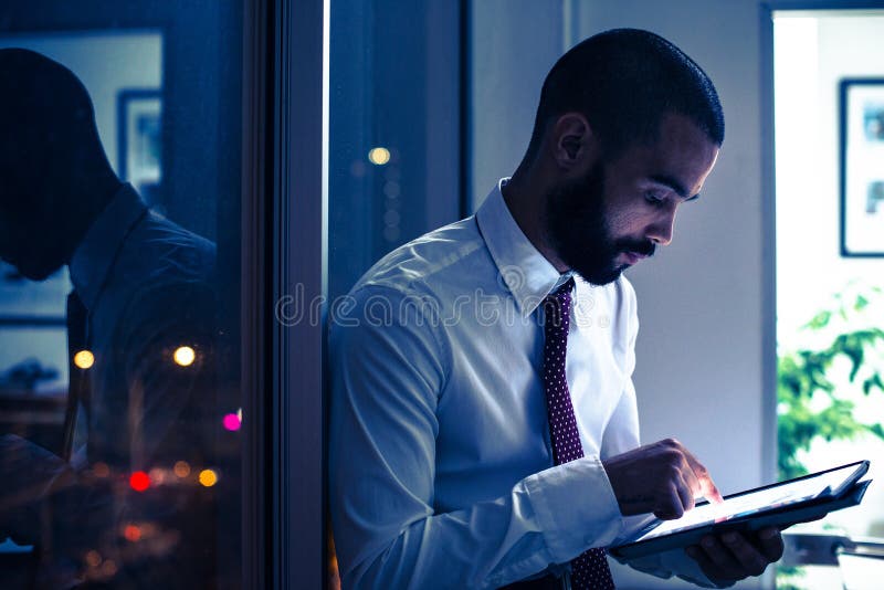 Going the Extra Mile To Finish His Work Stock Photo - Image of ...