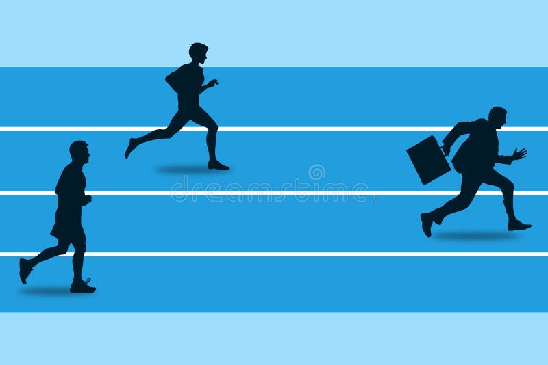 Going faster stock illustration. Illustration of beating - 85120675