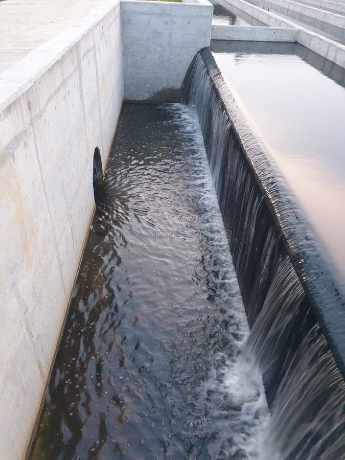 After Going through the Filtering and Cleaning Process, the Waste Water ...