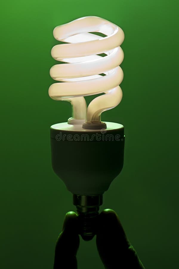 Going green stock photo. Image of environmentally, lamp - 18100040