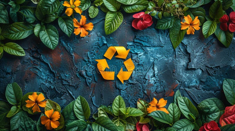 Going green with AI stock illustration. Illustration of awareness ...