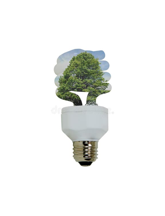 Going Green Light bulb stock photo. Image of recycling - 7480142