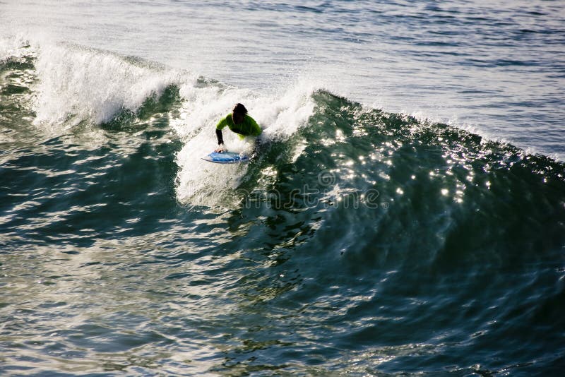 Going left stock photo. Image of surfing, splash, ocean - 9478648