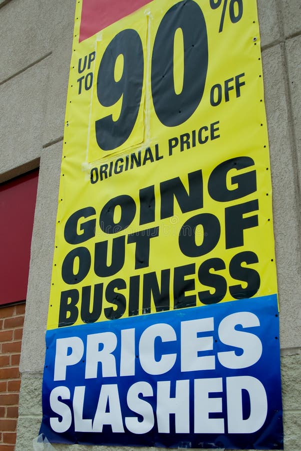Going out of Business stock image. Image of daytime, debt - 8581203