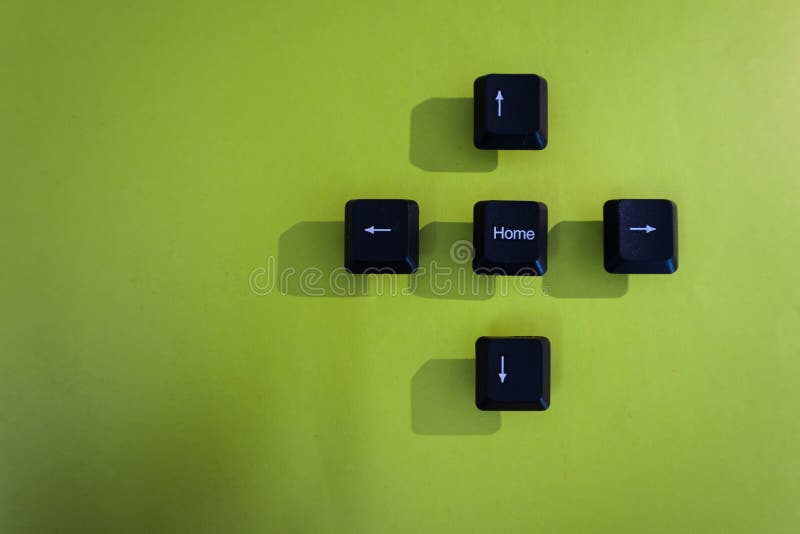Going Out from Home by Keyboard Keys Stock Photo - Image of middle ...