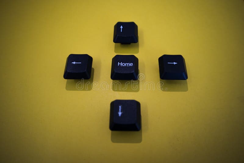Going Out from Home by Keyboard Keys Stock Image - Image of office ...