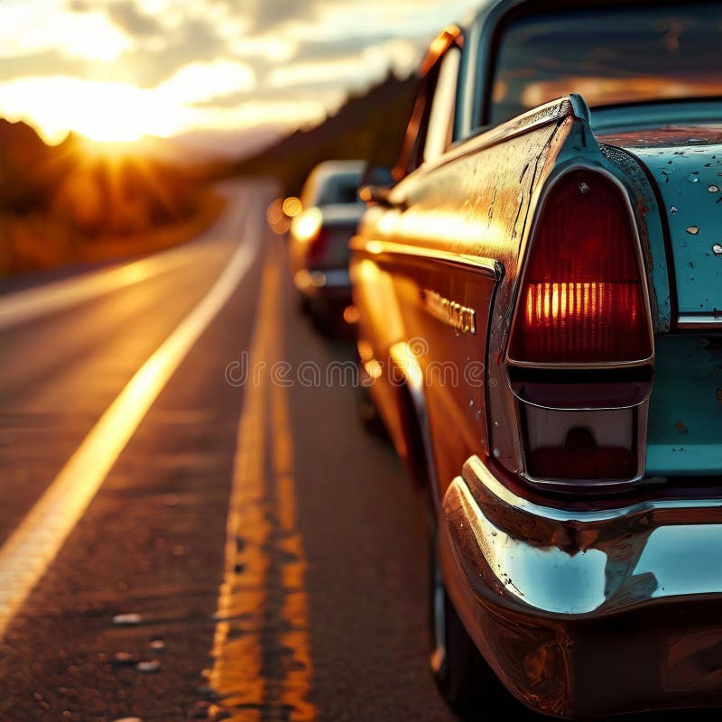 Going on a Road Trip Exploring New Destinations and Enjoying Th Stock ...