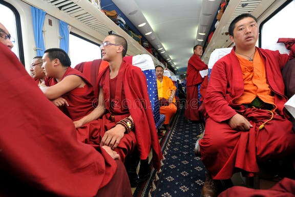 Going to Lhasa editorial stock image. Image of ethnic - 12705534
