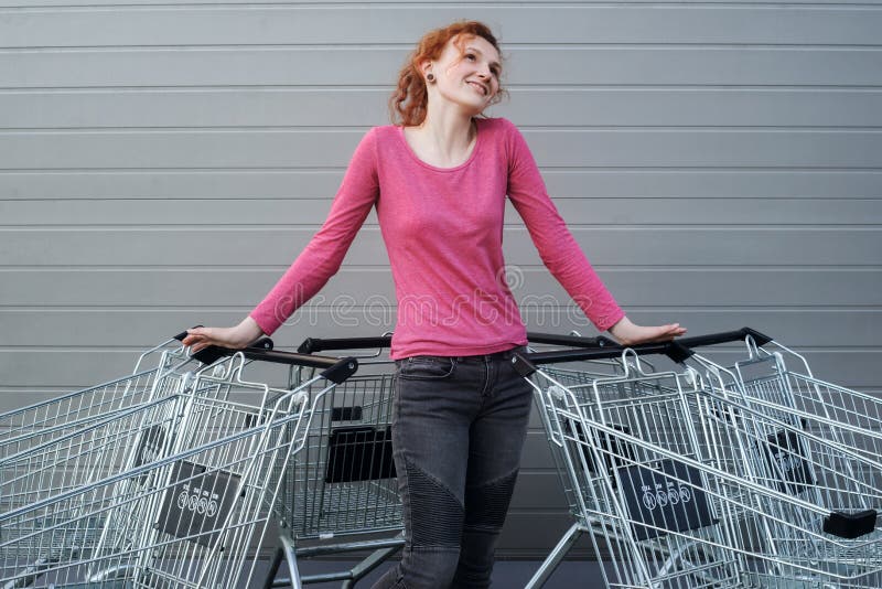Going to the store stock photo. Image of backpack, beauty - 99911502