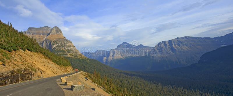 Going-to-the-Sun Road, Glacier National Park Stock Image - Image of ...
