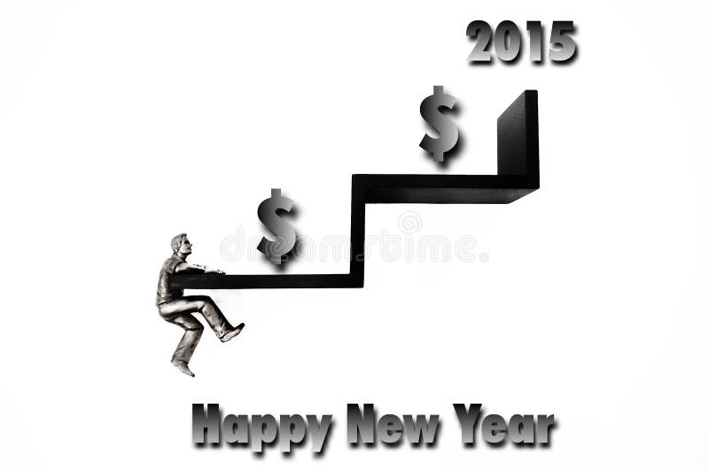 Going to top in 2015 stock photo. Image of climbing, dollar - 45598178