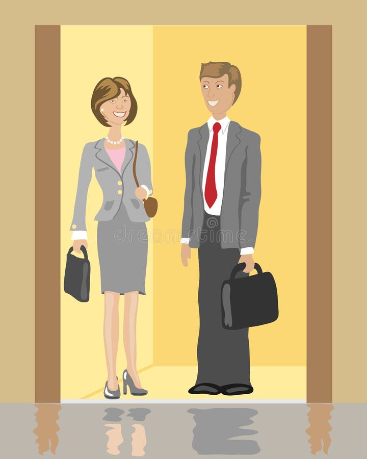 Going to work stock vector. Illustration of bright, modern - 14249056