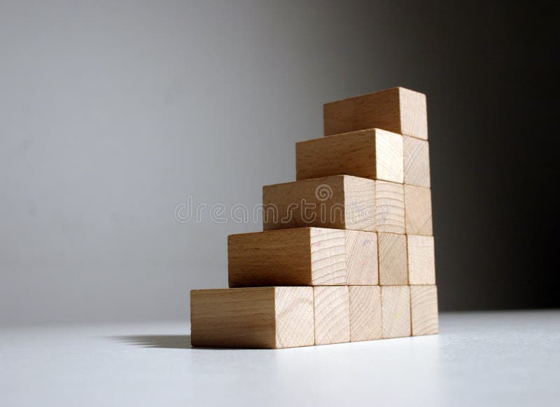 Block pyramid stock photo. Image of stack, pyramid, qube - 66398
