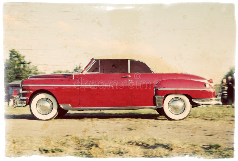 Going for a Vintage Drive stock image. Image of retro - 23561295