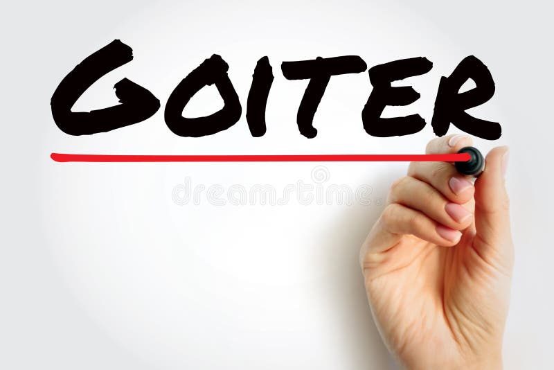 Goiter is a Lump or Swelling at the Front of the Neck Caused by a ...