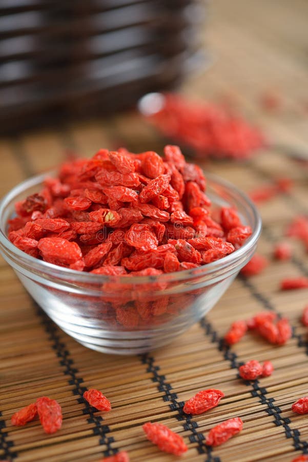 Goji berry in a bowl stock photo. Image of medicine, fruits - 46745968