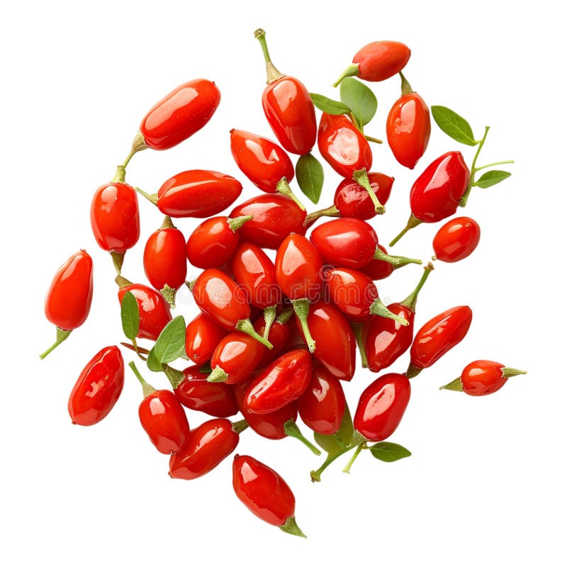 Goji Berry on Transparent Background - Ai Generated Stock Illustration ...