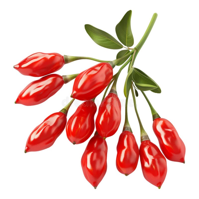 Goji Berry on Transparent Background - Ai Generated Stock Illustration ...