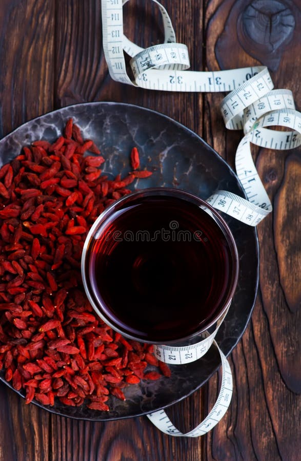 Goji and drink stock image. Image of goji, asian, health - 89686145