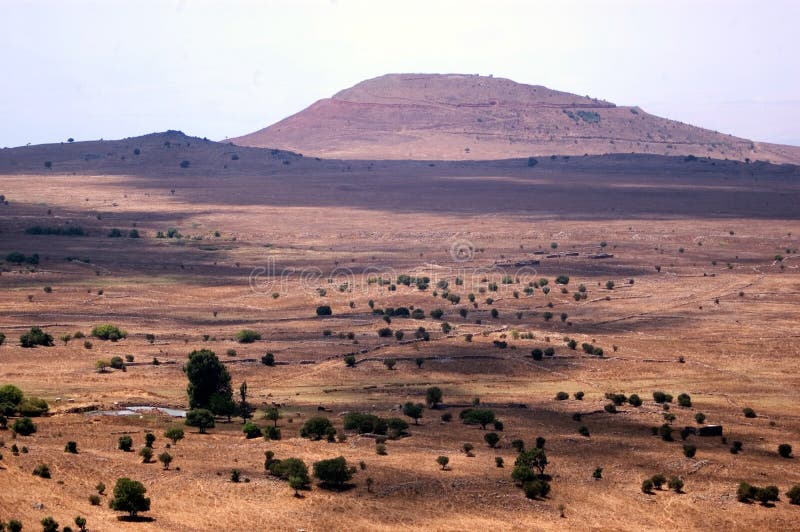 Golan Heights Landscape stock photo. Image of north, fresh - 25970882