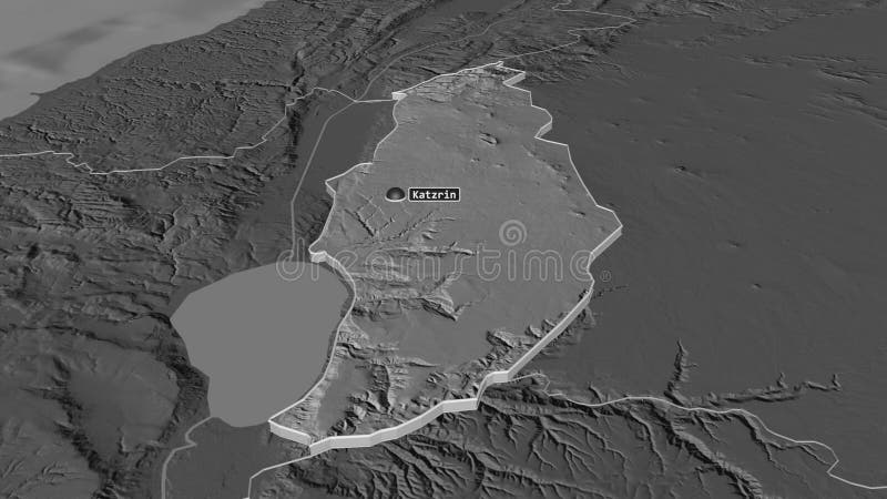 Golan, Israel - Extruded with Capital. Bilevel Stock Illustration ...