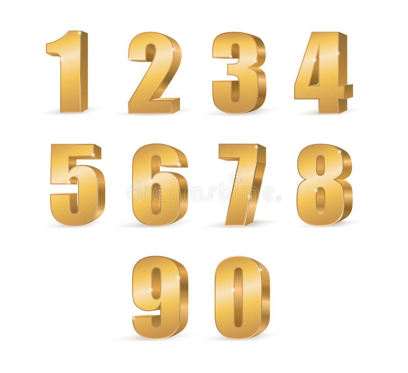 Gold Number Two Stock Illustrations – 4,862 Gold Number Two Stock ...