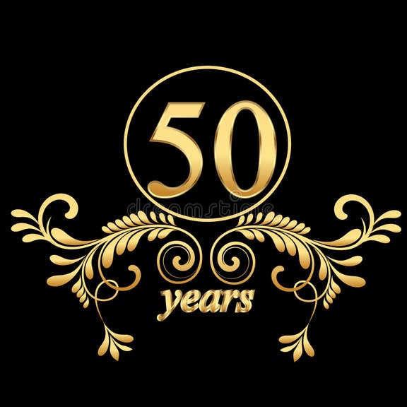 Celebrating 50 Years Gold Stock Illustrations – 1,604 Celebrating 50 ...