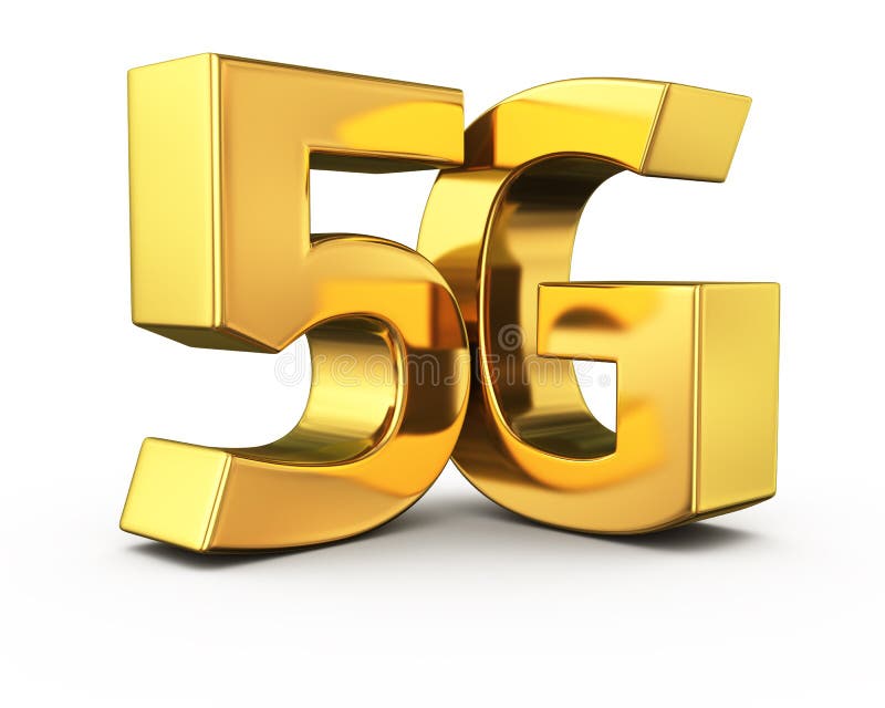 5G Wireless Communication Technology Symbol Stock Illustration ...