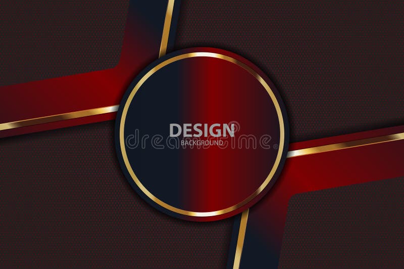 Gold Abstract Background Banner with Circle Gold Color Creative Digital ...