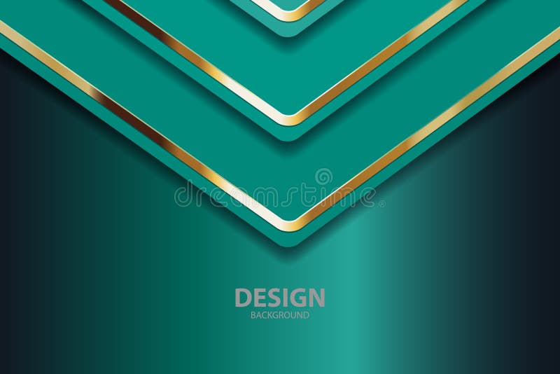 Gold Abstract Background Banner with Circle Gold Color Creative Digital ...