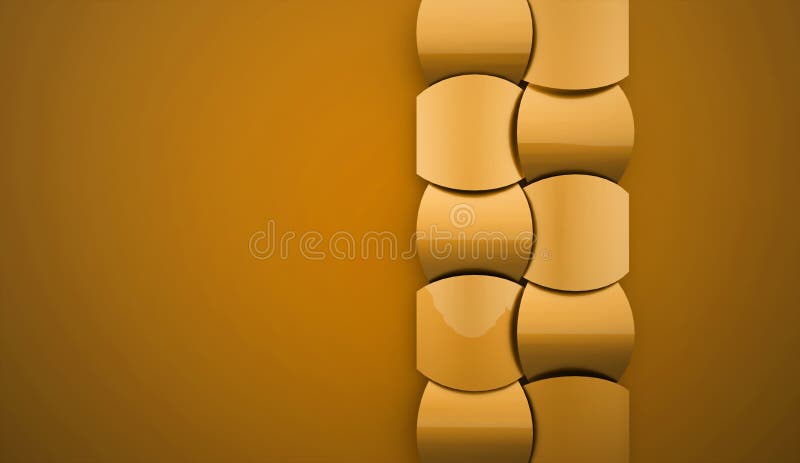 Gold Abstract Decorative Background Stock Illustration - Illustration ...