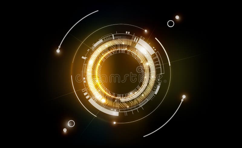 Gold Abstract Futuristic Electronic Circuit Technology Background ... Gold Abstract Futuristic Electronic Circuit Technology Background ...