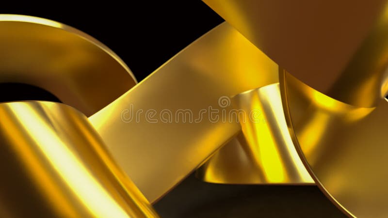 The Gold Abstract Image for Abstract Background 3d Rendering Stock ...