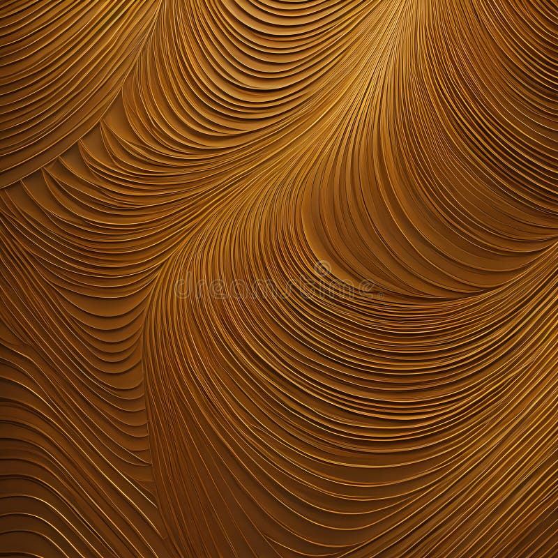 Gold Abstract Line Pattern (guilloche Curves) in Premium Gold Color ...