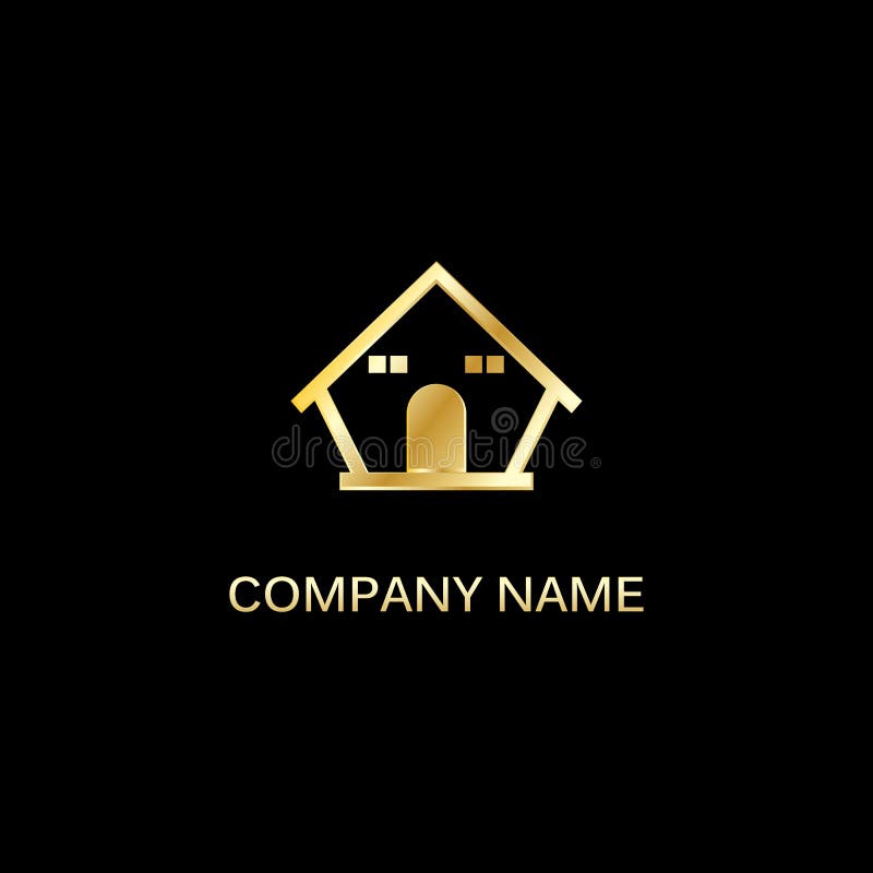 Gold abstract loop logo stock vector. Illustration of crown - 104923410