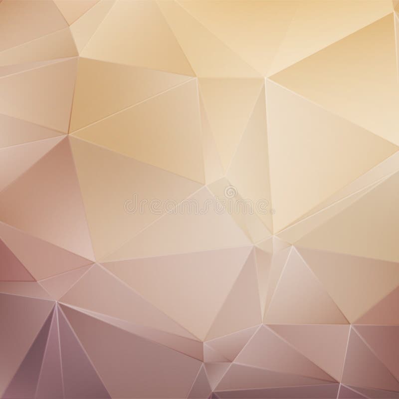 Gold Abstract Polygonal Background. Vector Color Abstract Geometric ...