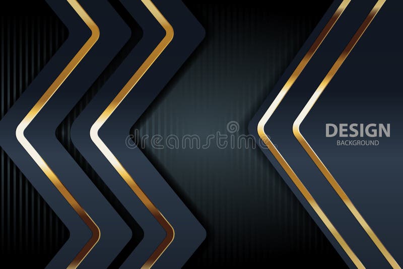 Gold Abstract Vector Background Board for Text and Message Design ...