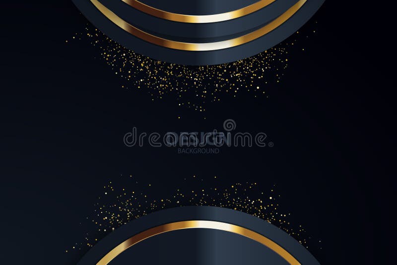 Gold Abstract Vector Background Board for Text and Message Design ...
