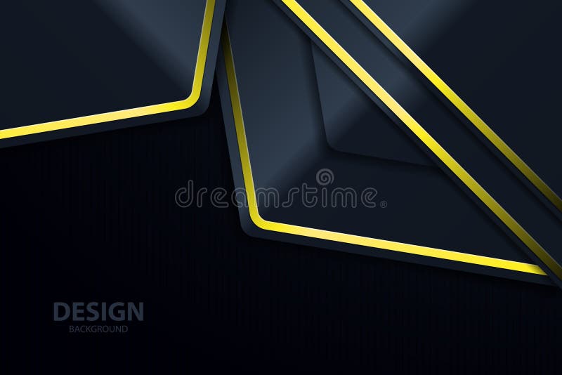 Gold Abstract Vector Background Board for Text and Message Design ...