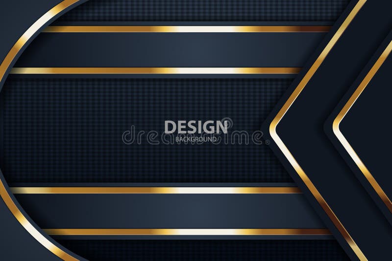 Gold Abstract Vector Background Board for Text and Message Design ...