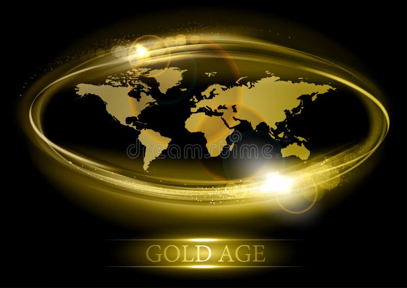 Gold age stock vector. Illustration of civilization, peace - 33510510
