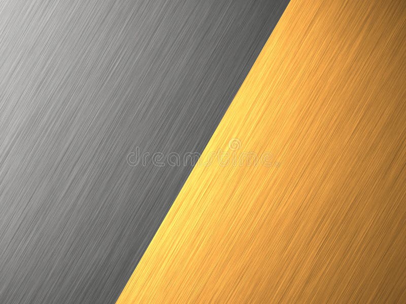 Gold Aluminium Metal Plate Texture Stock Image - Image of metal, iron ...